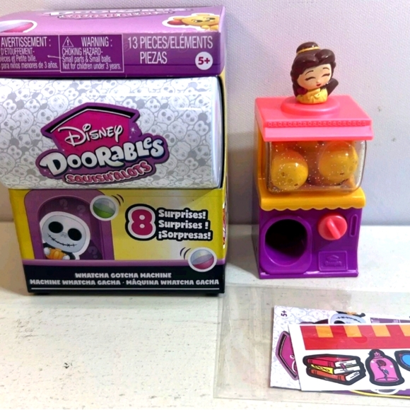 Disney | Toys | Disney Doorables Whatcha Gotcha Machine Toy Purple And ...
